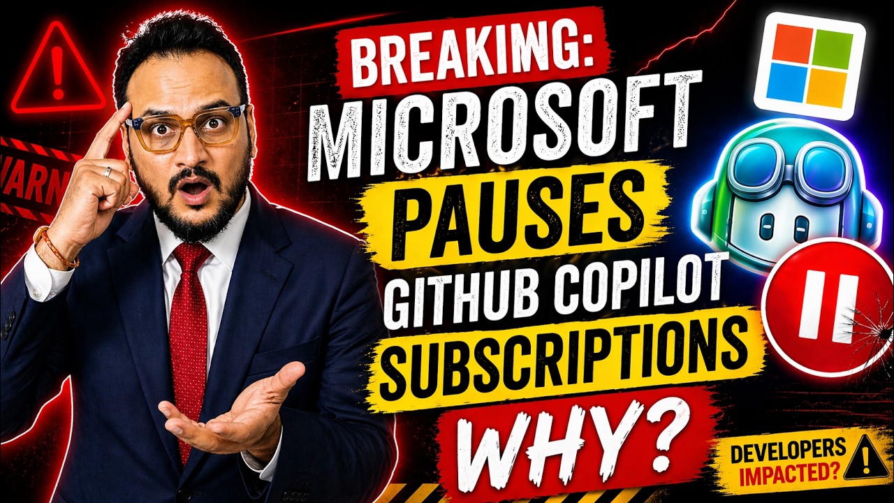 Microsoft Just STOPPED GitHub Copilot Sign-Ups | But Why?