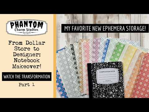 DIY Ephemera Storage You Didn’t Know You Needed (From a Cheap Dollar Tree Composition Notebook!)