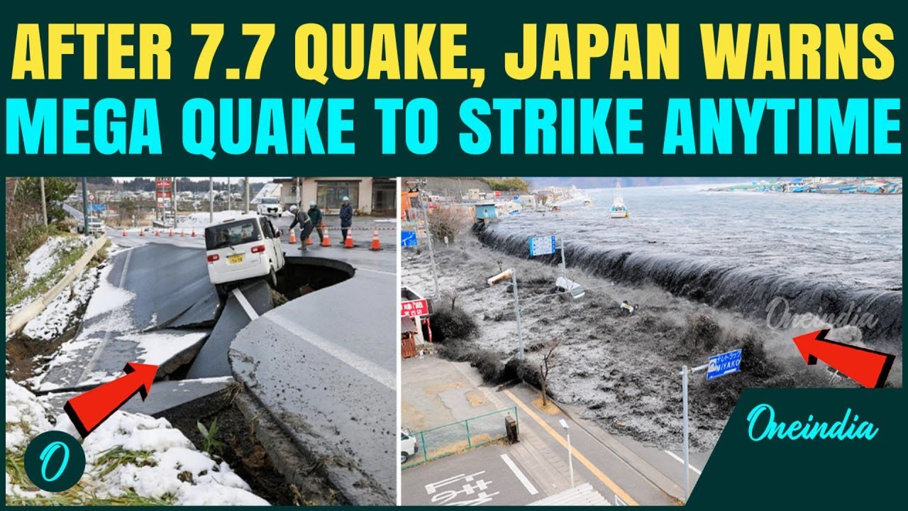 Japan EARTHQUAKE Breaking: Monster M8+ Alert In Japan After 7.7 Shock, 180,000 EVACUATED