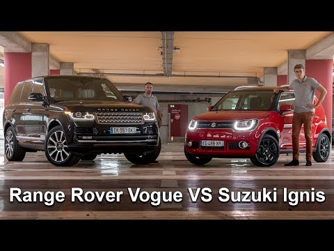 Vidéo Range Rover Vogue VS Suzuki Ignis : le duel insolite - L'argus