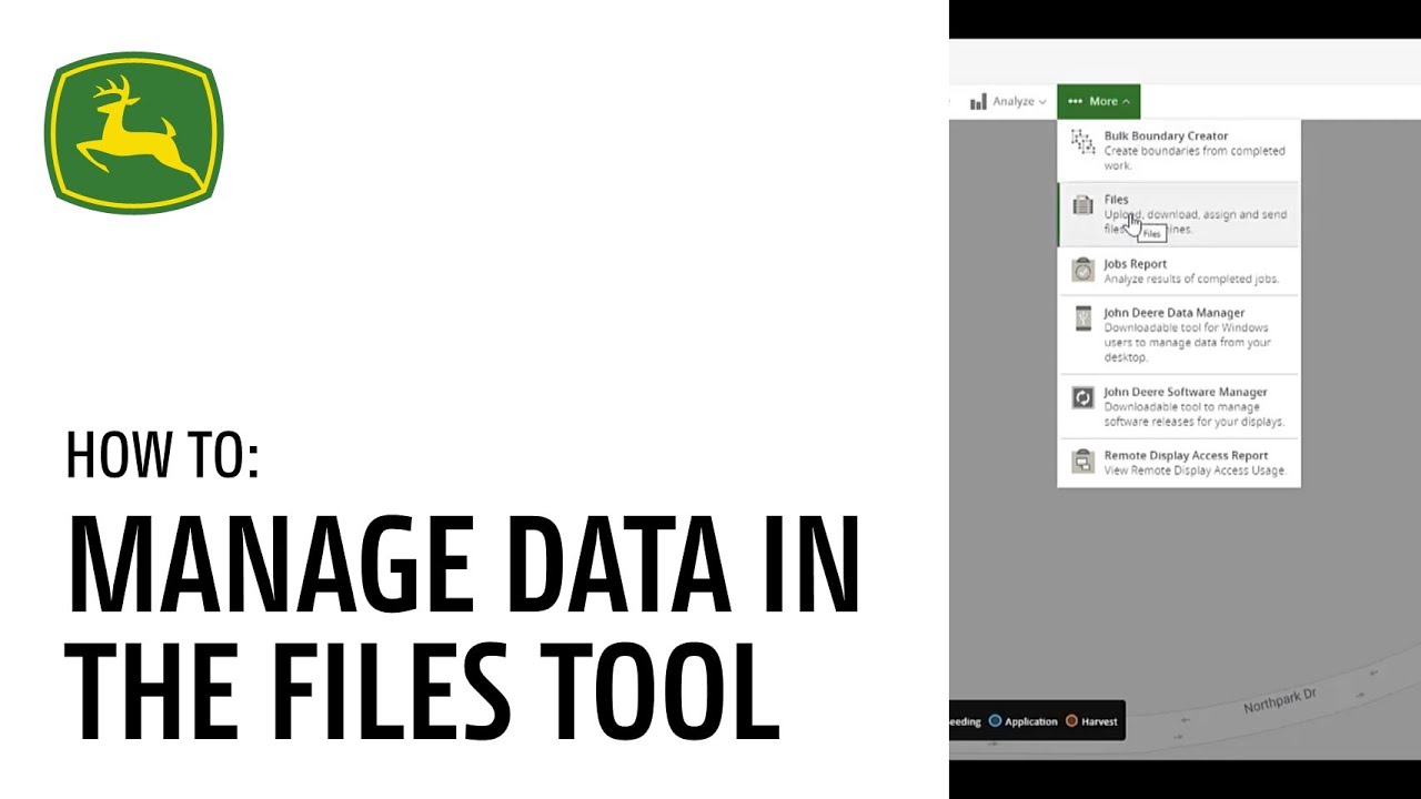 How To Manage Data in the Files Tool | John Deere Operations Center™
