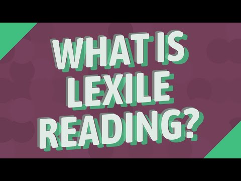 What is Lexile reading?