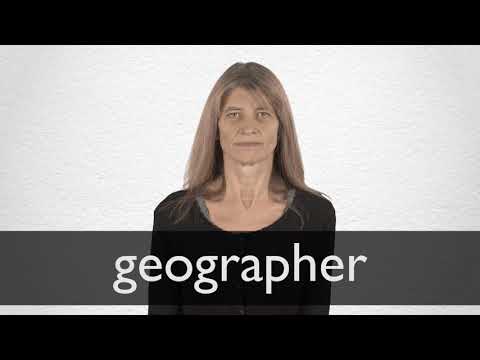 GEOGRAPHER definition and meaning | Collins English Dictionary