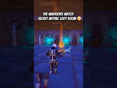 THE WARRIORS WATCH SECRET MYTHIC LOOT ROOM LOCATION IN FORTNITE CHAPTER 6 ???? #fortnite #shorts