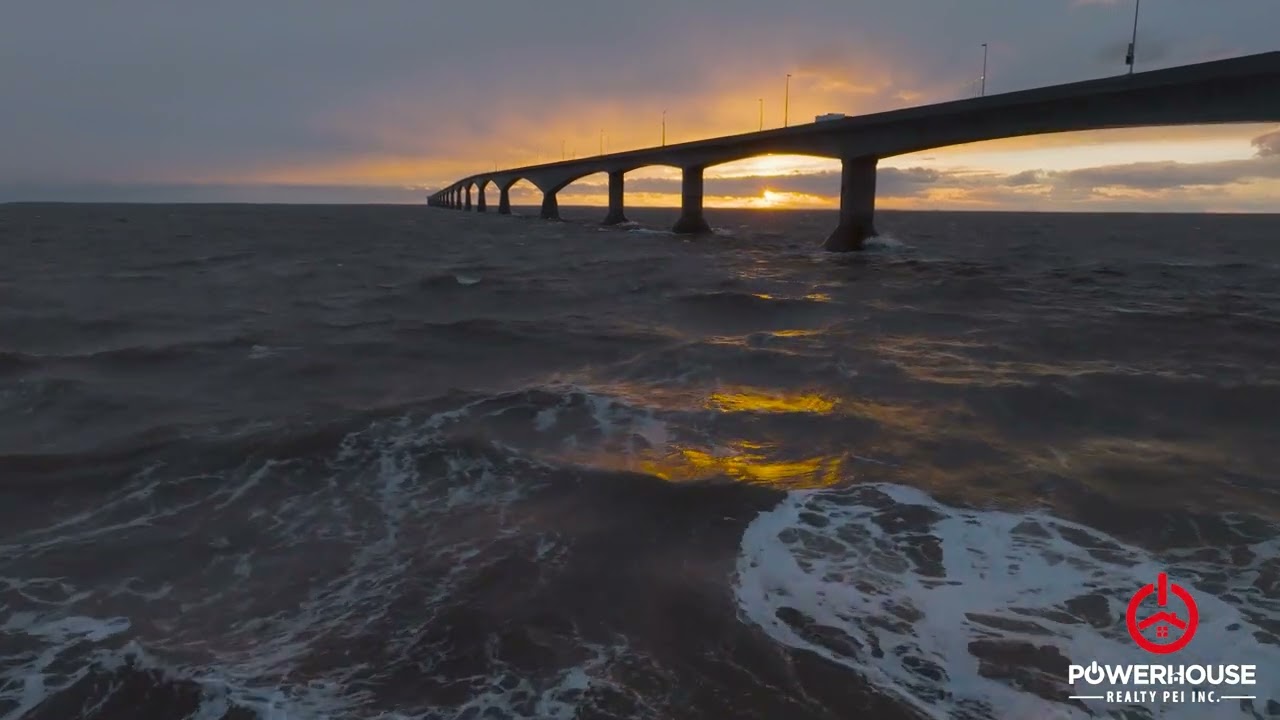 WHY PEI - Borden and Confederation Bridge, Borden Carleton, Prince Edward Island, Canada