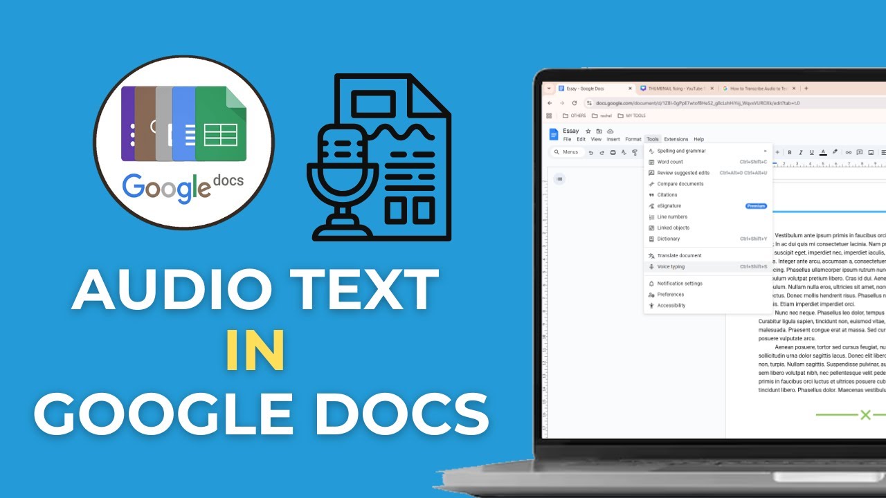 How to Transcribe Audio to Text in Google Docs (2025 Guide)