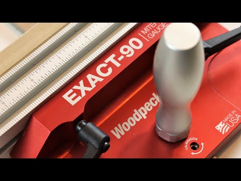 Exact 90 Miter Gauge - Examination of the Features of Woodpeckers New Woodworking Miter Gauge
