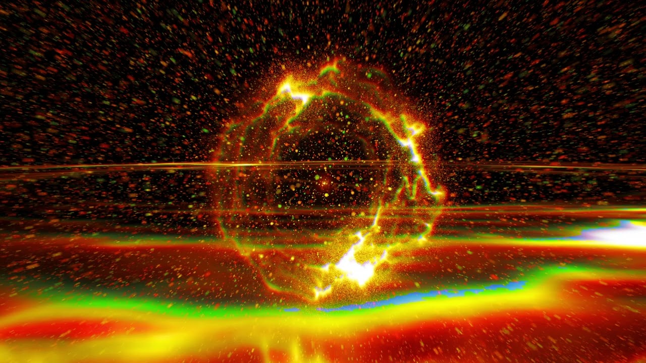 Space explosion version 2 - free stock footage