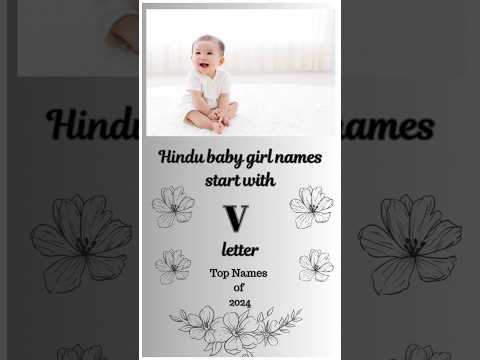 Top baby girl names start with V letter #shorts #trending #babynamesuggestions #babygirlname