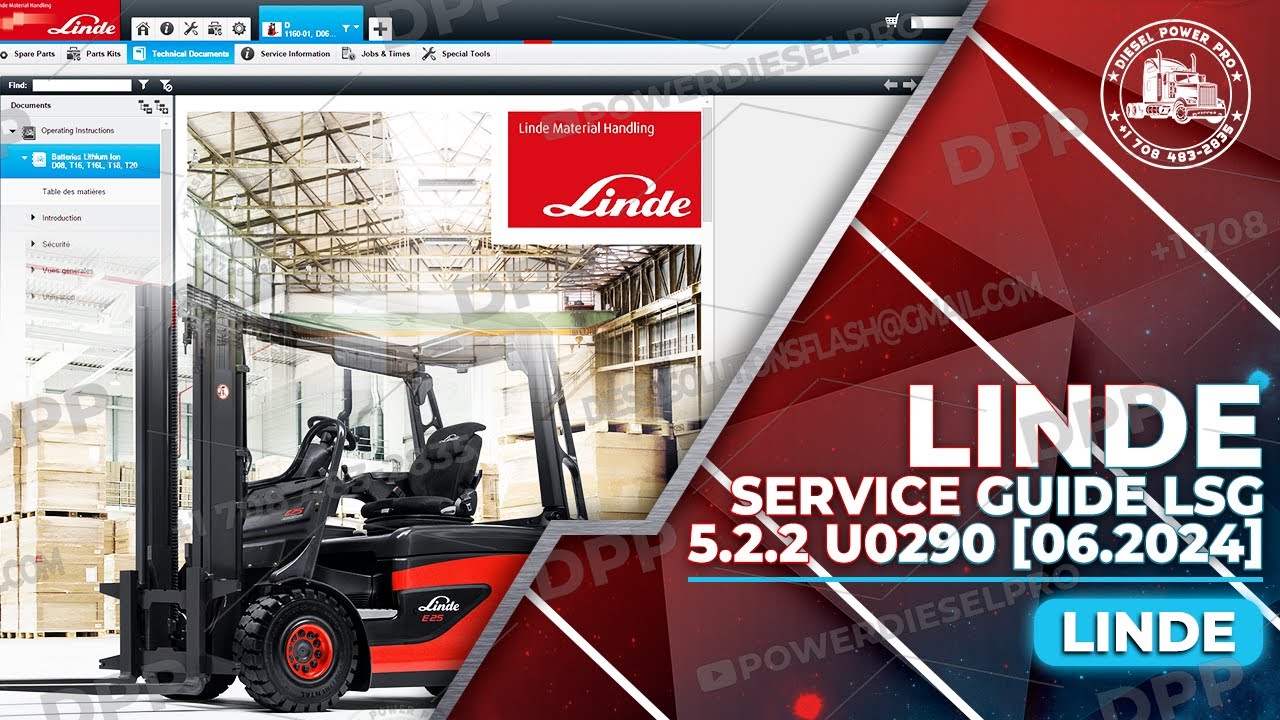 LEARN HOW TO INSTALL LINDE SERVICE GUIDE LSG 5.2.2 U0290 [06.2024] IN LESS THAN 1 MINUTE