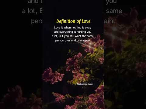 True Definition of Love💘 #LoveHurts #TrueLove #EmotionalQuotes #Feelings