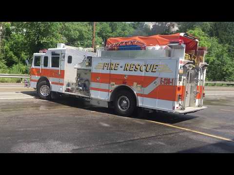 Borough of Plum Engine 236-1 - Responding Code 3 for a Elevator Rescue - 06/23/18