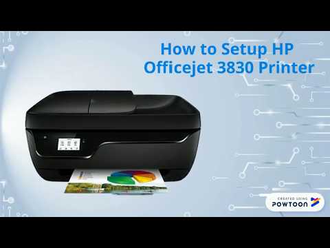 How to Setup HP Officejet 3830 printer | Driver Download ( New 2020 User Guide )