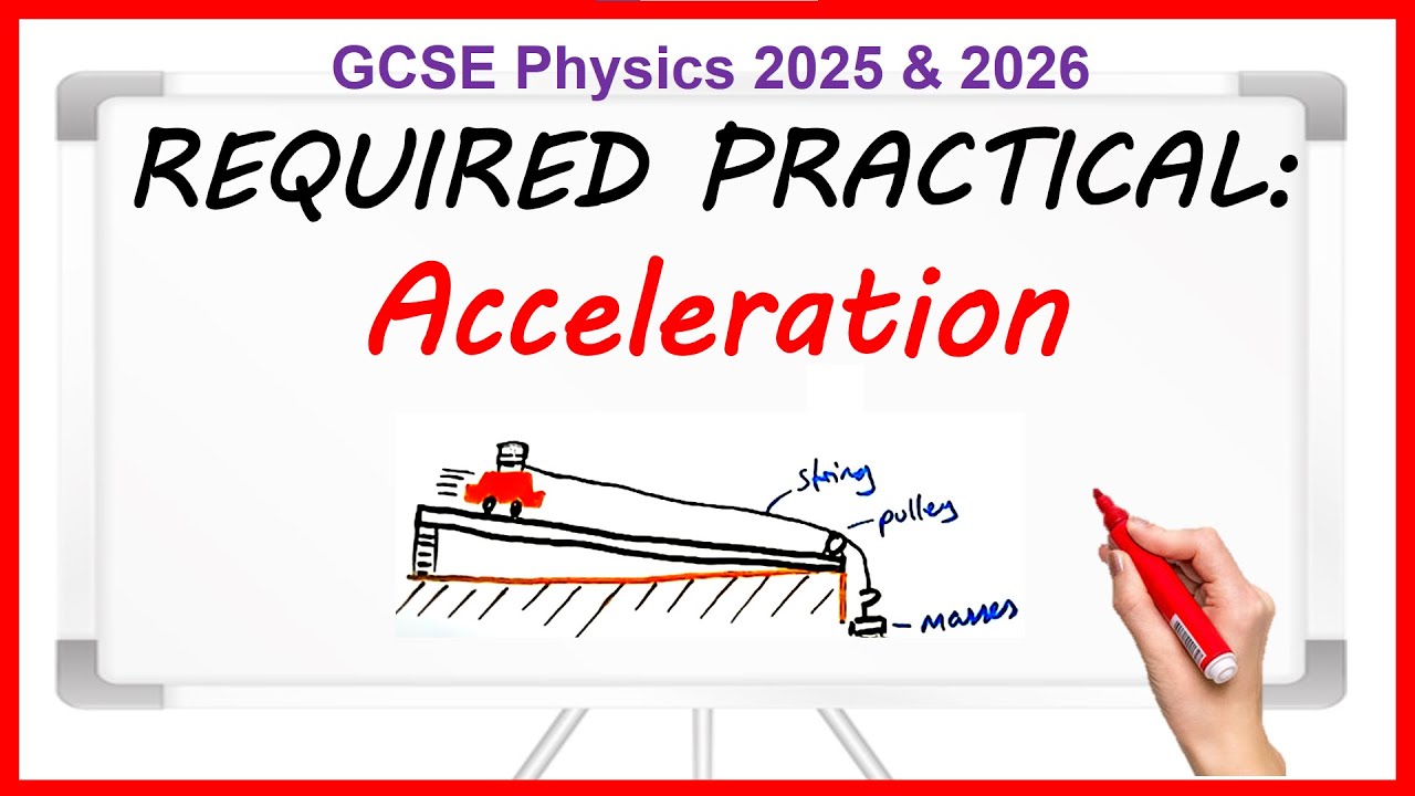 Acceleration - REQUIRED PRACTICAL (GCSE Physics Paper 2)