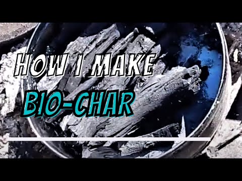 How I Make Bio-Char | #gardening #biochar #fertilizer #soiltips