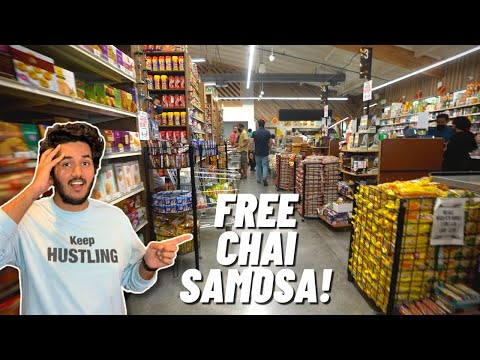 Food Price In The Best Indian Grocery Store in USA - Free Chai and Samosa!