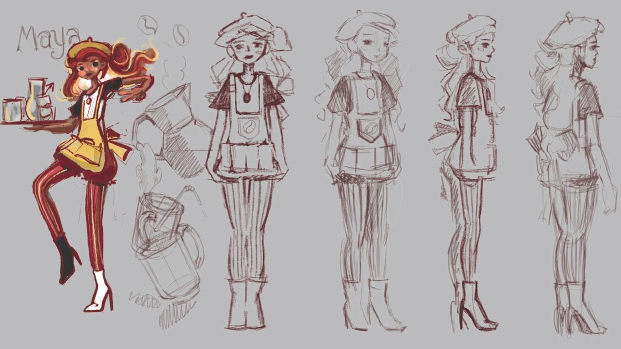 Character Design Process Video