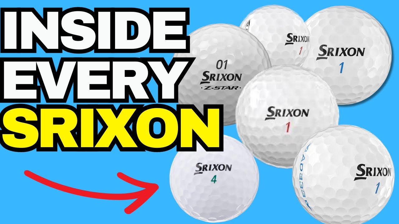 Cutting Open EVERY SRIXON GOLF BALL!