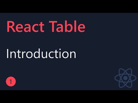 Learn React Table Tutorial 1 Introduction - Mind Luster