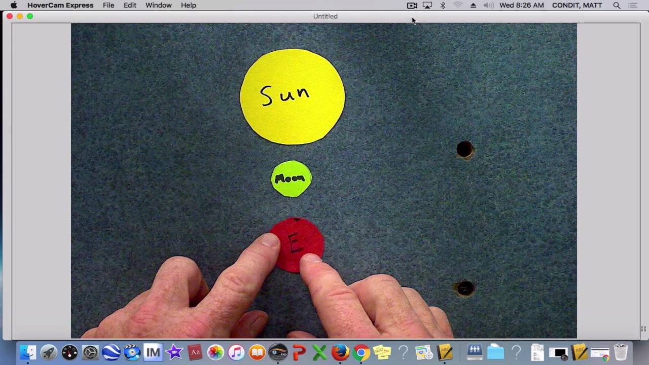 The earth sun moon NPV worksheet
