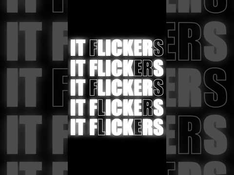 Flicker Text Animation Made Easy in After Effects!
