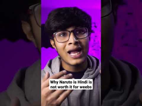 why Naruto in Hindi Dub is not worth it for weebs #anime #naruto