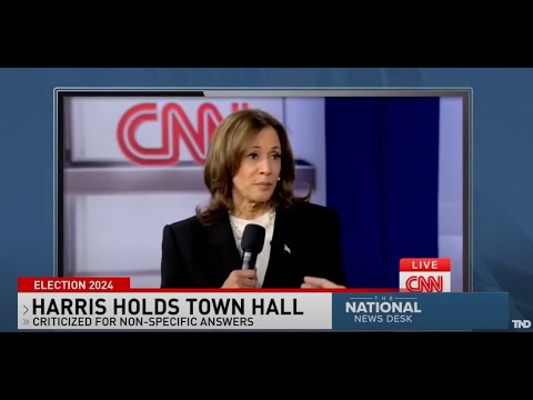 Harris flip-flops on southern border wall during CNN town hall