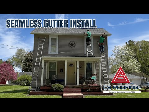 Seamless Gutter Installation Lansing, MI | CS Roofing Company