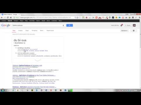 Google Search: Defining words has been upgraded