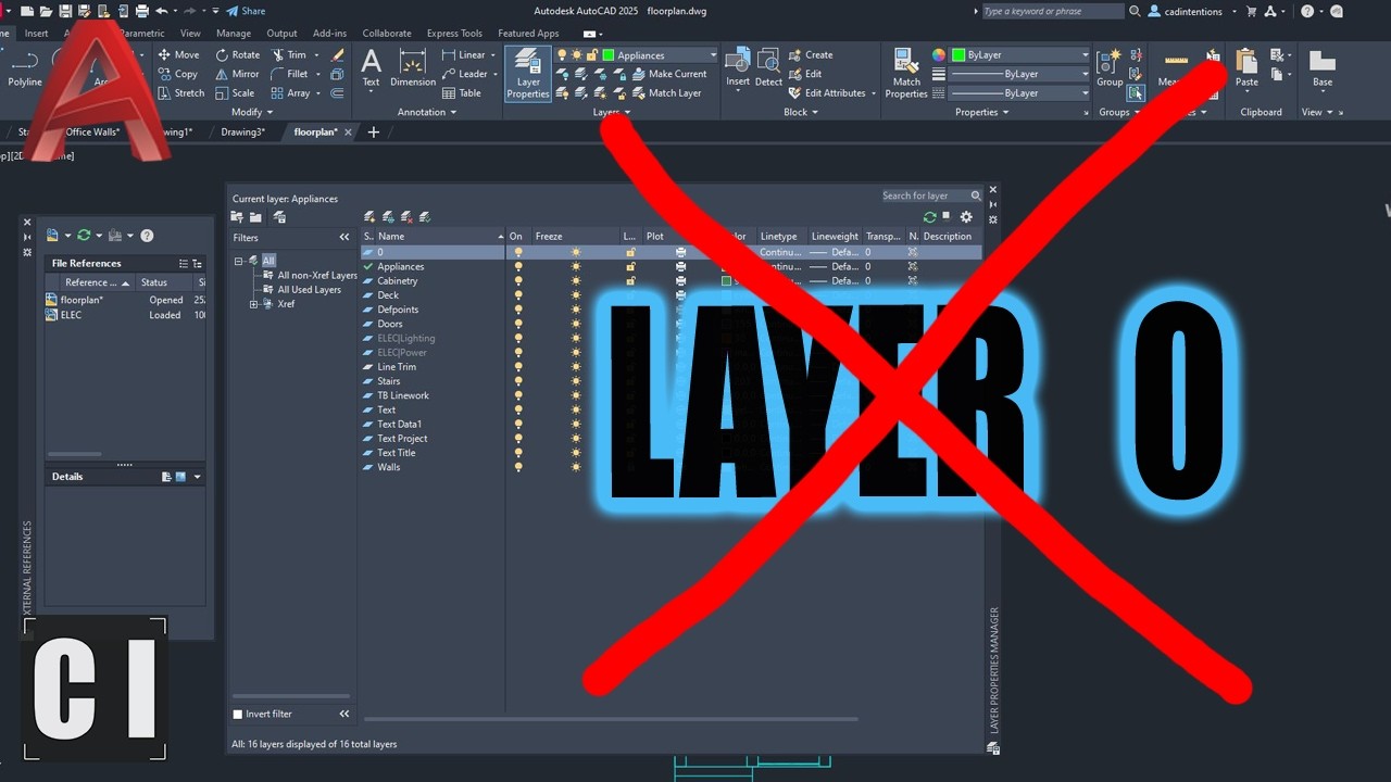 AutoCAD LAYERS Explained: How to Organize Drawings & Keep them Clean