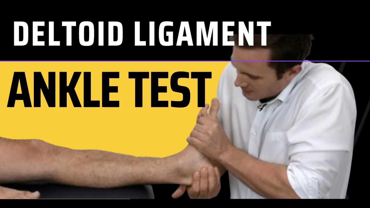 Ankle Deltoid Ligament Stress Test for Ankle Ligament Sprain