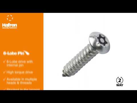 Security Screw Types - What They Are and How They Work