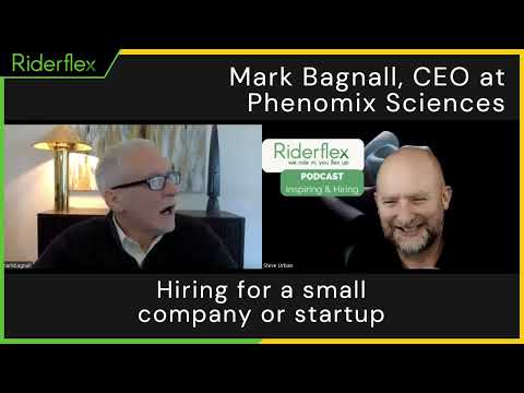 Mark Bagnall, Hiring for a small company or startup | Riderflex Podcast