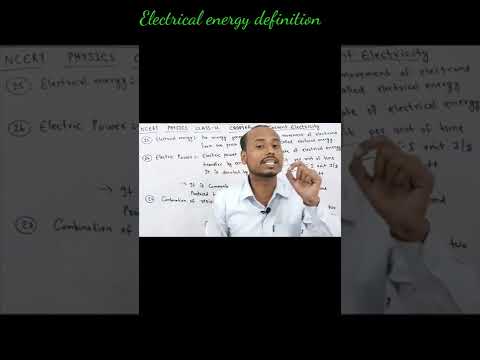 Electrical energy definition#physics#class12physics #currentelectricity #shiv124physics #ncert
