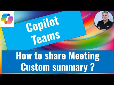 Microsoft Teams: Share Summary Templates