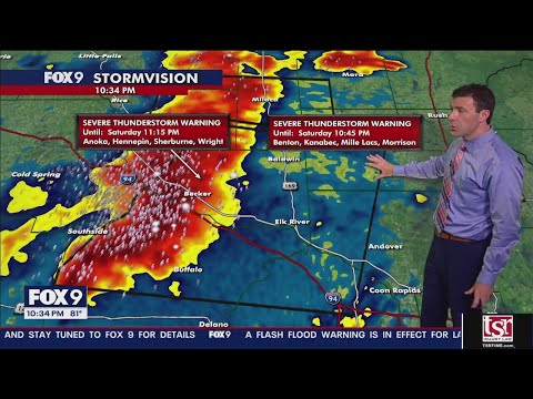 Severe storms in MN: 10:30 p.m. update