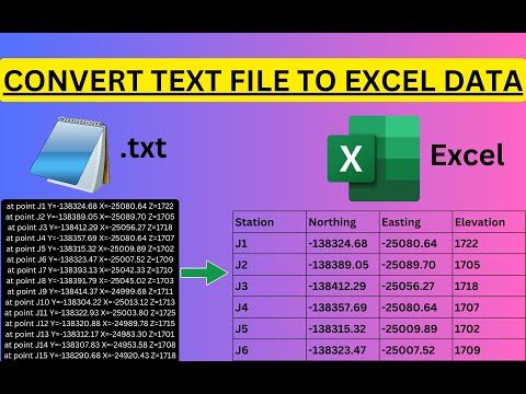 How to Convert Text File to Excel