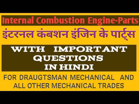 I C Engines ( Internal Combustion Engines ) Parts Description in Hindi