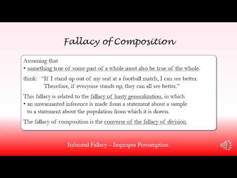 Fallacy of Composition