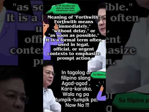 #forthwith #senate #senatehearing #impeachment #impeachvpsara #chizescudero