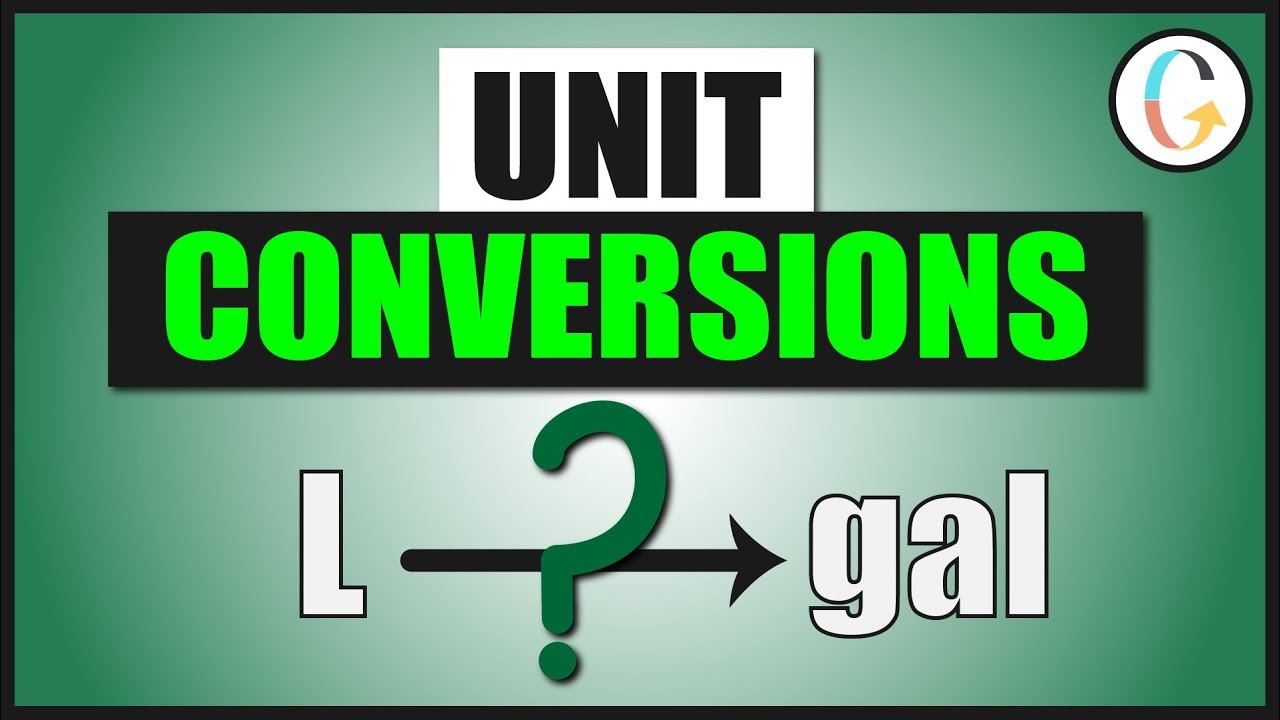 Unit Conversions (SIMPLE One-Step Method)