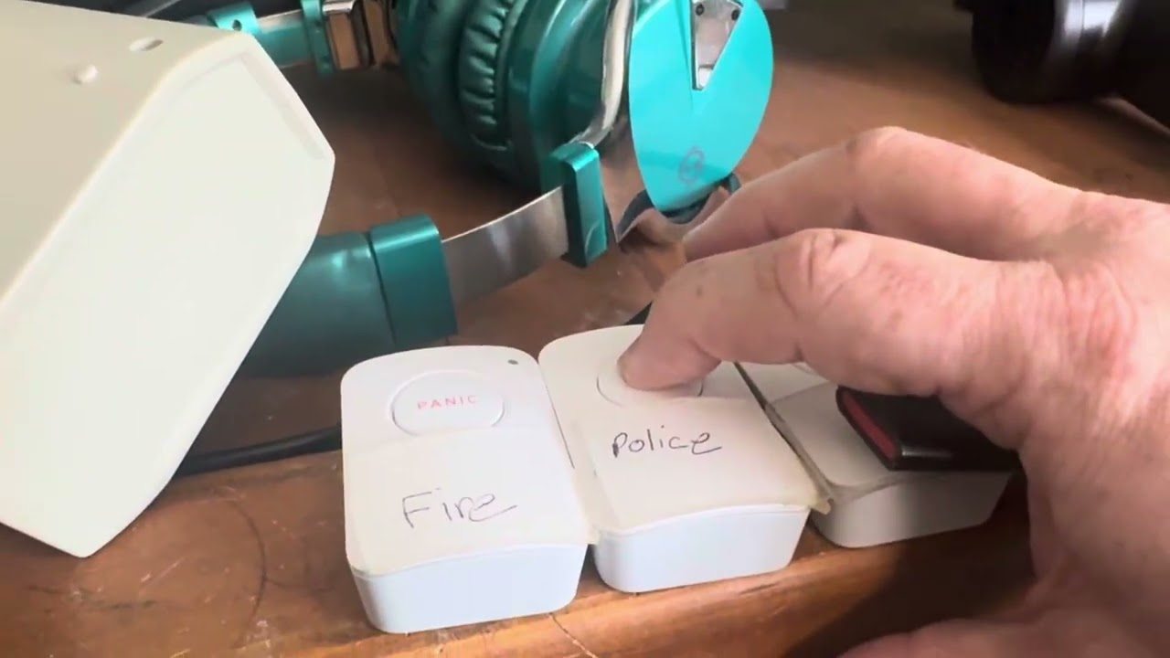 Testing the SimpliSafe panic buttons 
