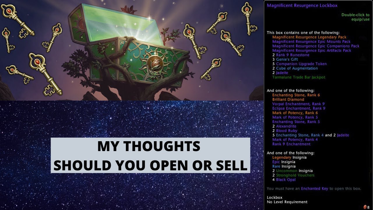 Neverwinter  Magnificent Resurgence Lockbox Guide