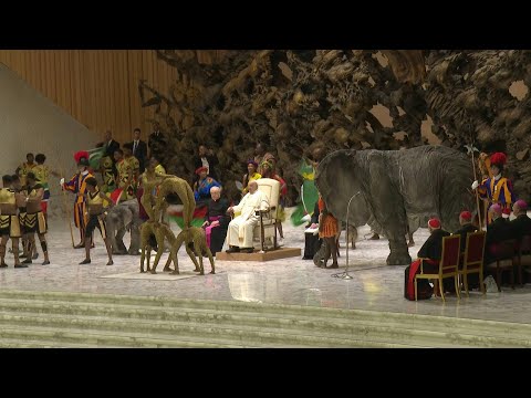 Video | Pope Francis watches circus show during general audience | AFP ...