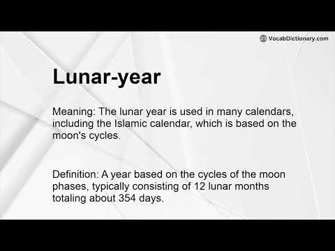 Lunar-year Meaning