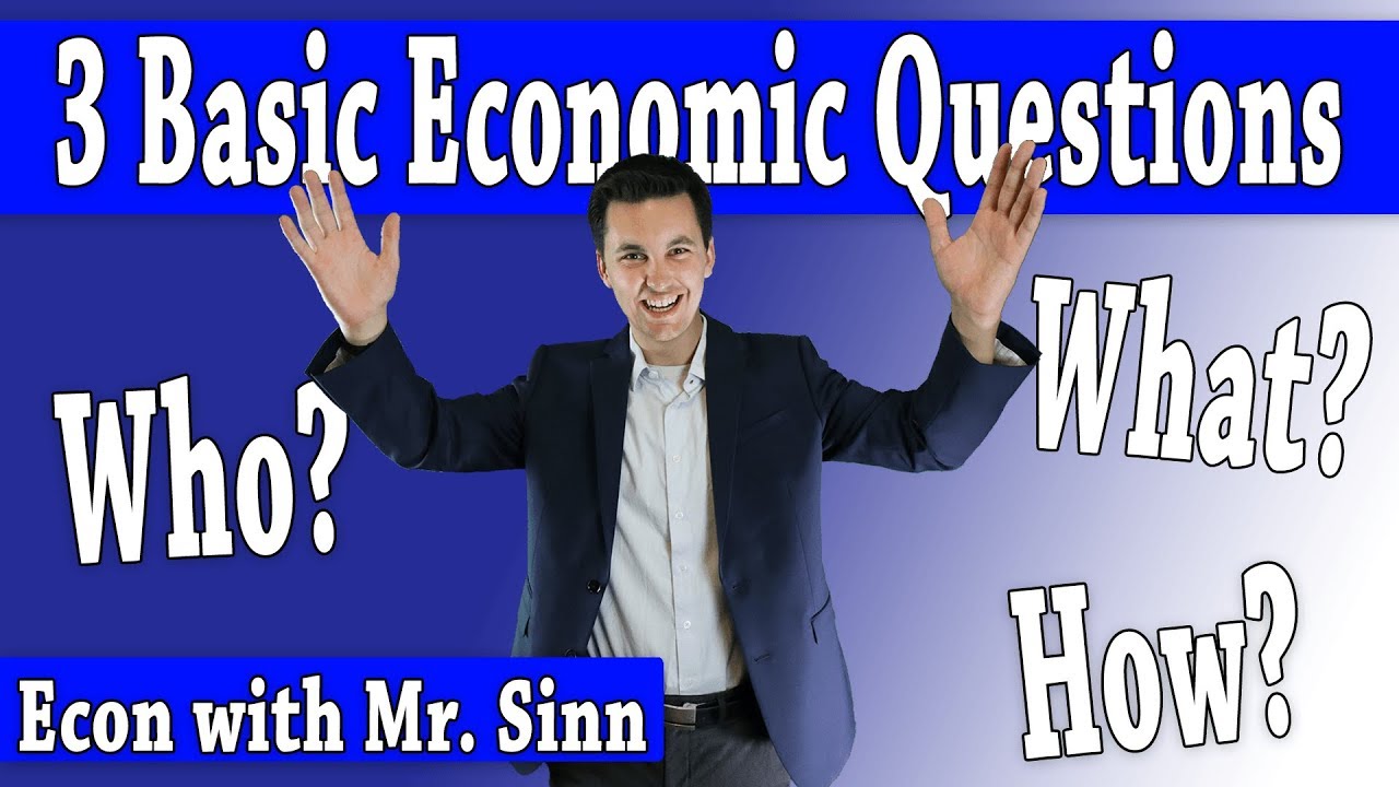 Understanding the Three Basic Economic Questions and Types of Goods ...