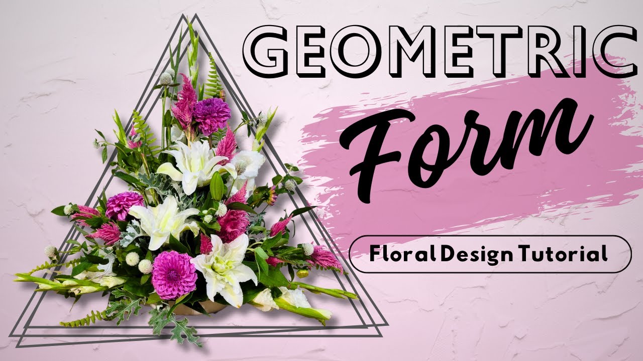 Triangle Arrangement Tutorial: Learning Form in Floral Design