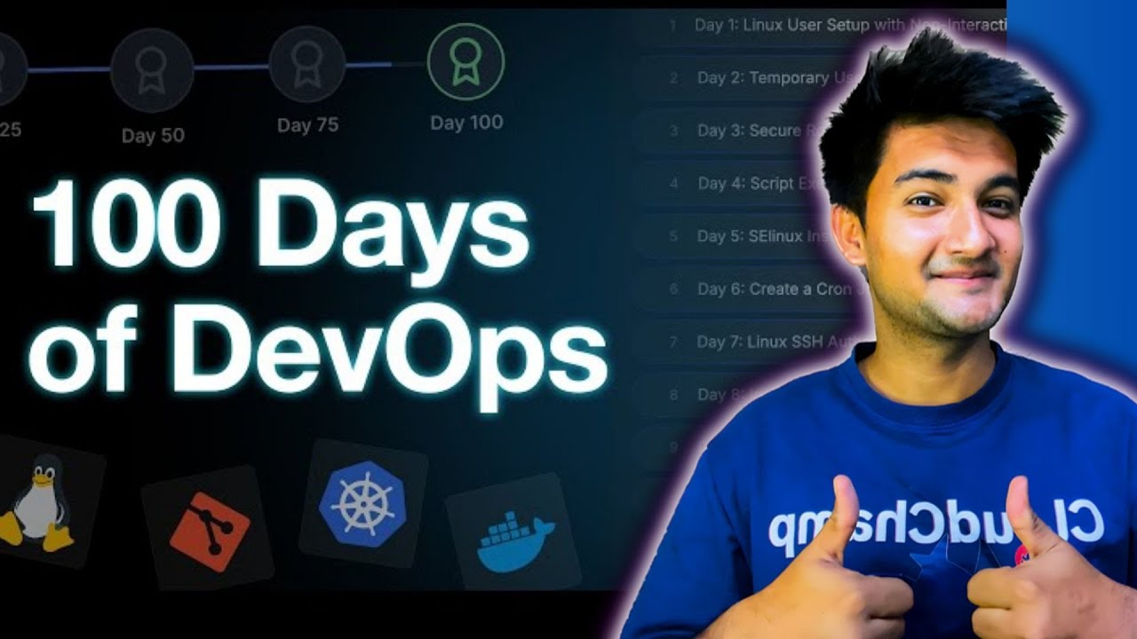 100 Days of DevOps Challenge by KodeKloud! #devops