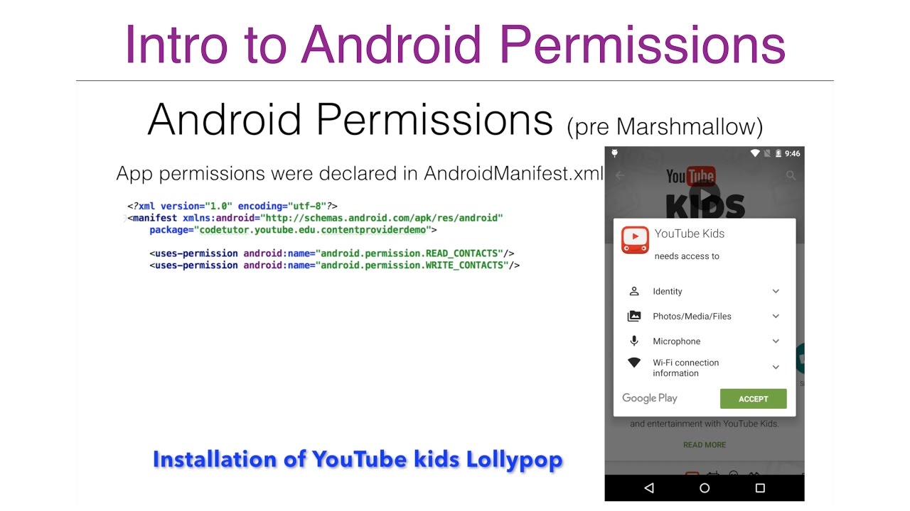 Android Permissions - Part 1, Intro to Runtime permissions