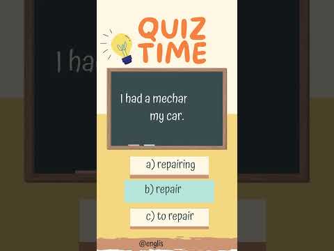 What is the answer? #causatiververb #english #englishgrammar